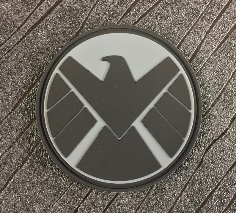 Avengers S.H.I.E.L.D. Black Widow SHIELD Left Hand Side PVC - Etsy