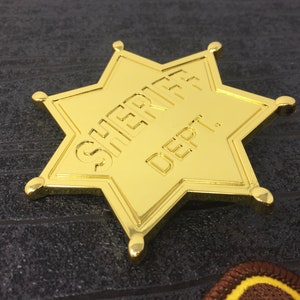 Raccoon City Arklay County R.P.D. Metal Prop Badge and Embroidered Iron ...