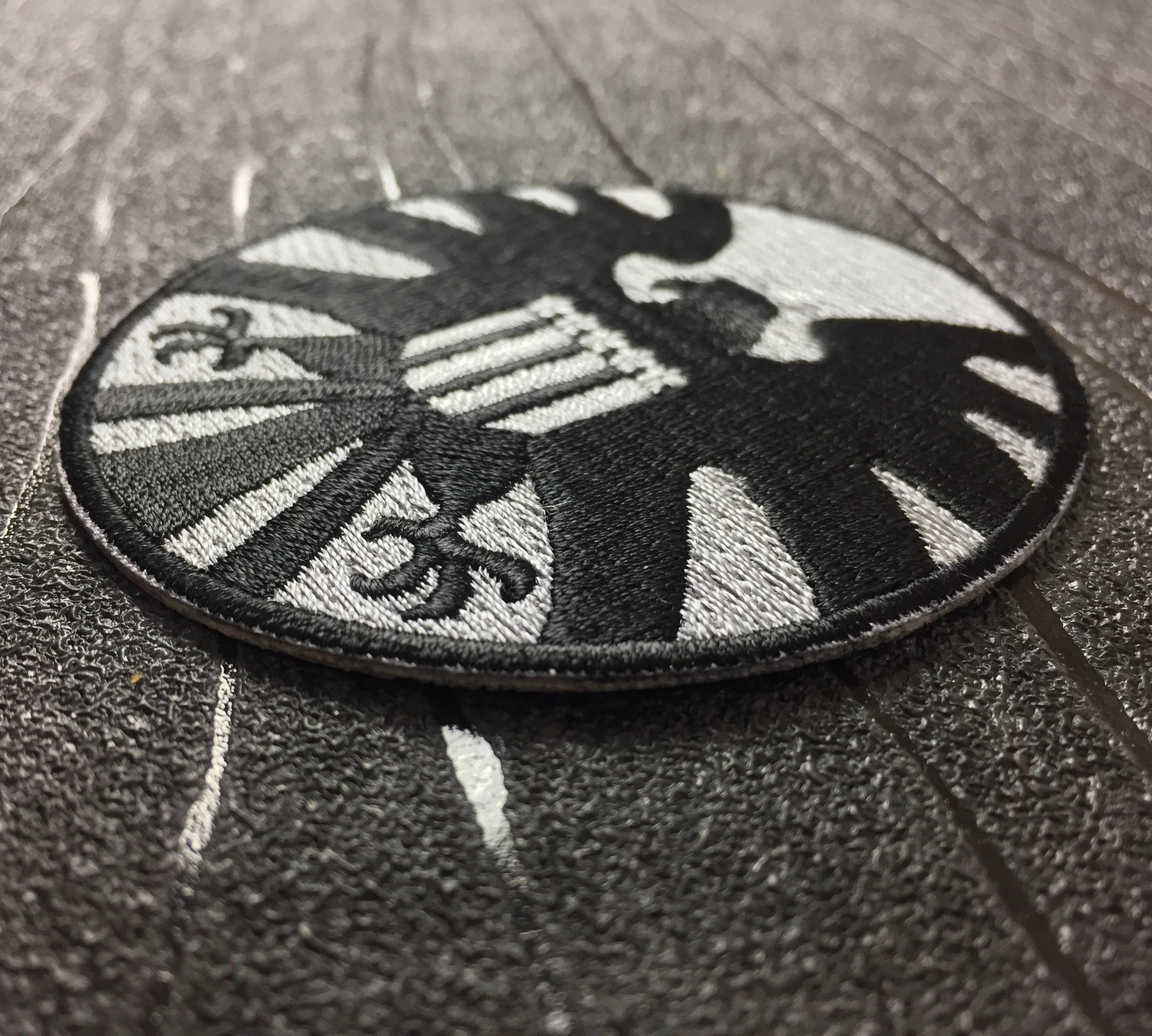 Avengers S.H.I.E.L.D Captain Marvel SHIELD Embroidered Iron on - Etsy UK