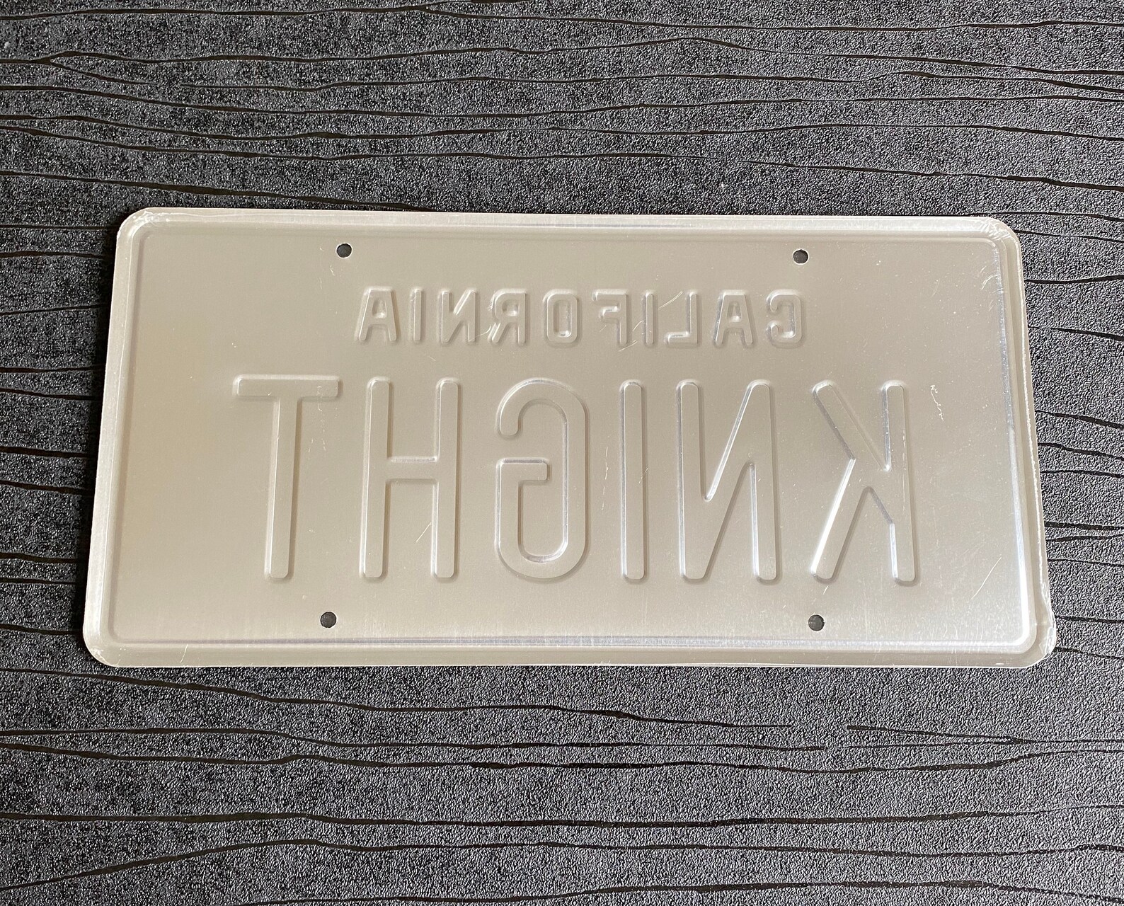 Knight Rider Trans Am Prop License Plate Embossed/stamped on - Etsy UK