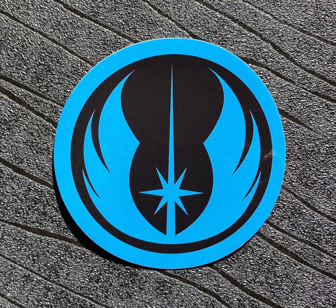 Jedi Order Sticker Waterproof and UV Resistant PVC Sticker Colour Blue ...