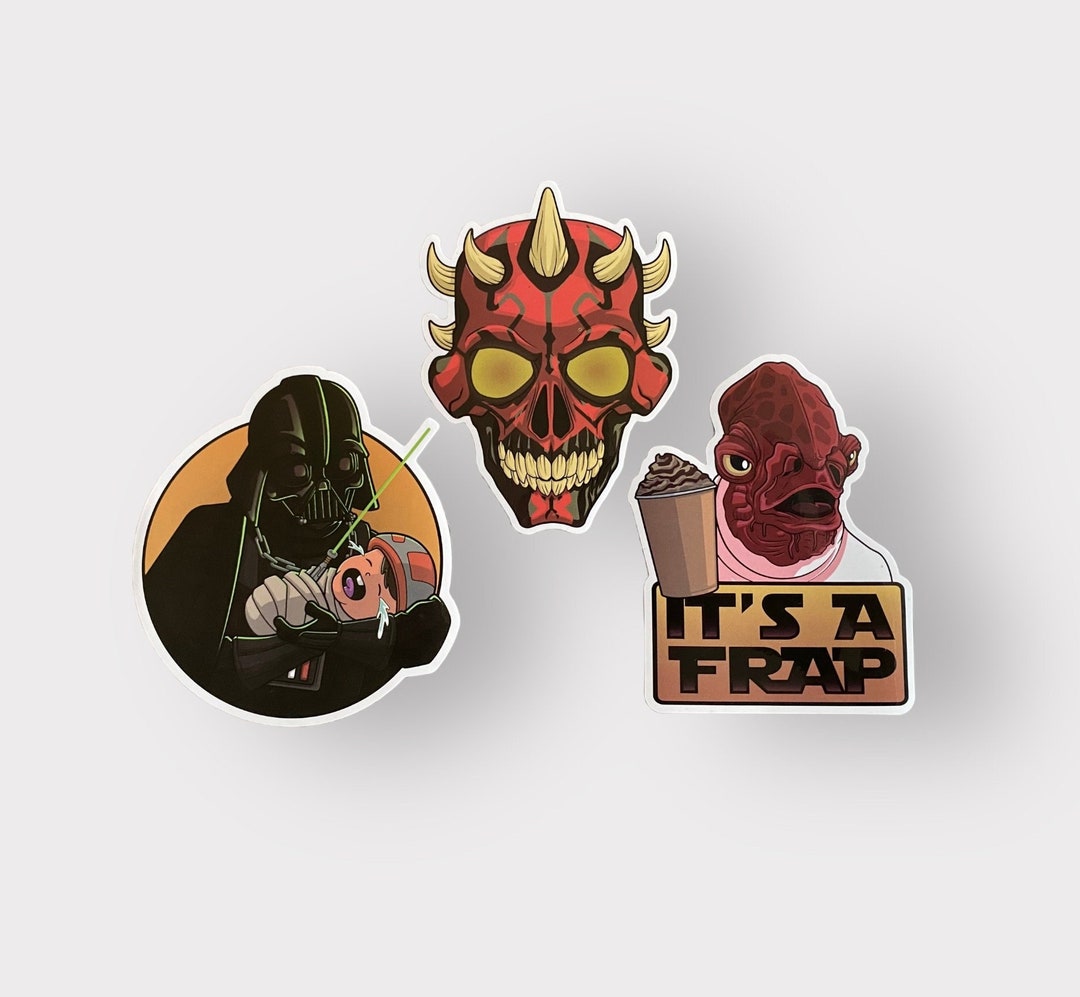 Darth Maul Skull, Darth Vadar With Baby Jedi Youngling and It's a Frap ...