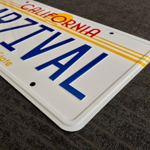 PARZIVAL Ready Player One DeLorean Prop License Plate 300mm x - Etsy 日本