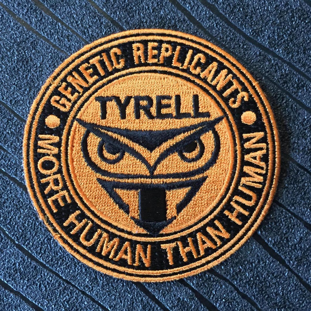 Blade Runner Tyrell Corporation Genetic Replicants Embroidered Iron on ...