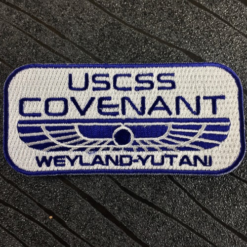 Alien Covenant USCSS Covenant Wings Iron on Patch 95mm X - Etsy