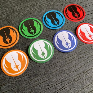 Jedi Order Waterproof Stickers: Star Wars Inspired, 8-pack - Etsy