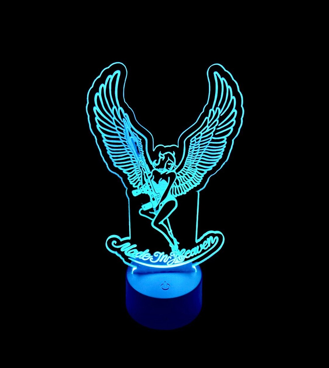 Claire Redfield Made in Heaven Laser Engraved Acrylic LED Lamp Night ...