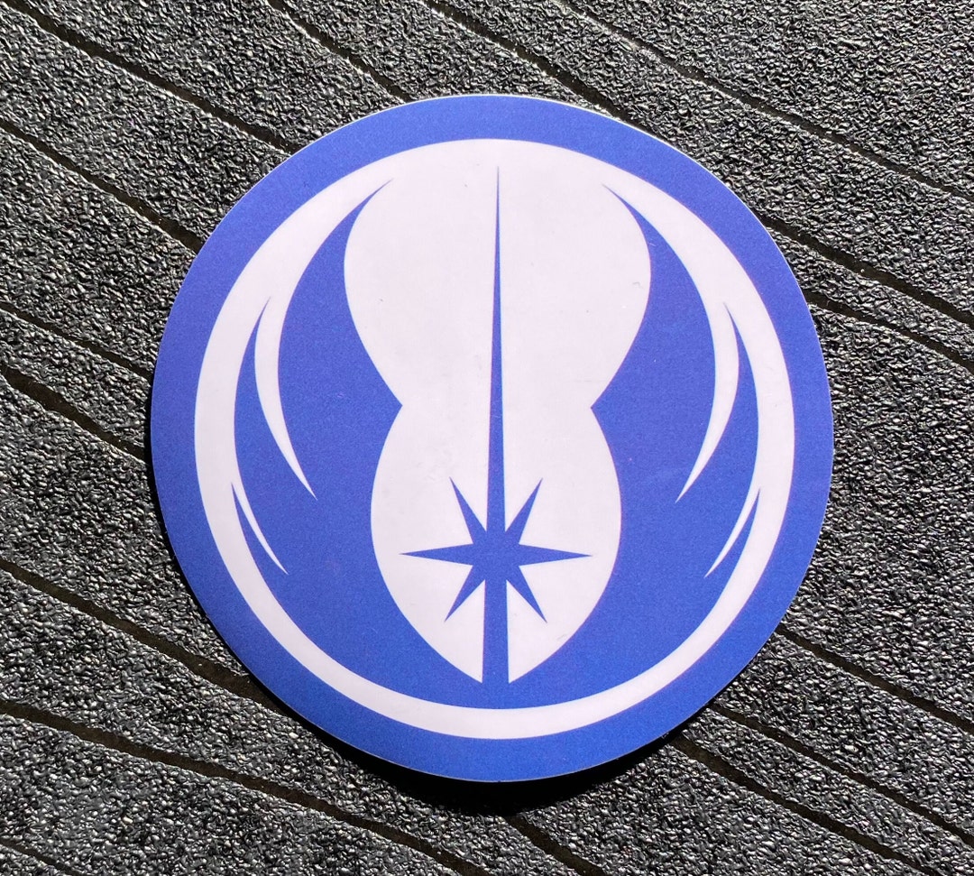 Jedi Order Sticker Waterproof and UV Resistant PVC Sticker Colour Blue ...