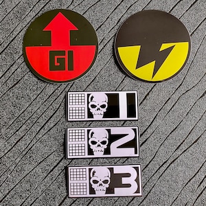 Rogue Trooper GI, Norts and Biochip Stickers Waterproof and UV ...