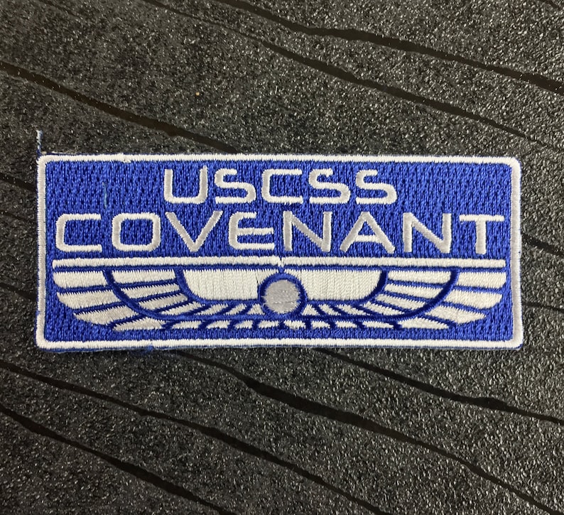 Alien Covenant USCSS Covenant Iron on Patch Colour in Blue | Etsy