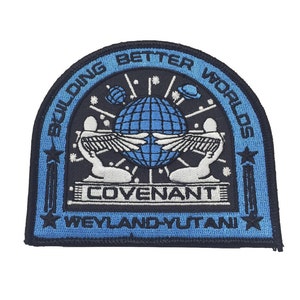 Alien Covenant Weyland Yutani Building Better Worlds Embroidered Iron ...