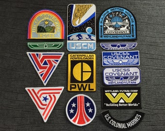 Alien USCSS Nostromo Embroidered Iron on Patch 100mm X 80mm | Etsy