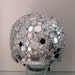 Mirror Ball Disco Ball Helmet, Mirror Tiled, Spiked, Bejeweled ...