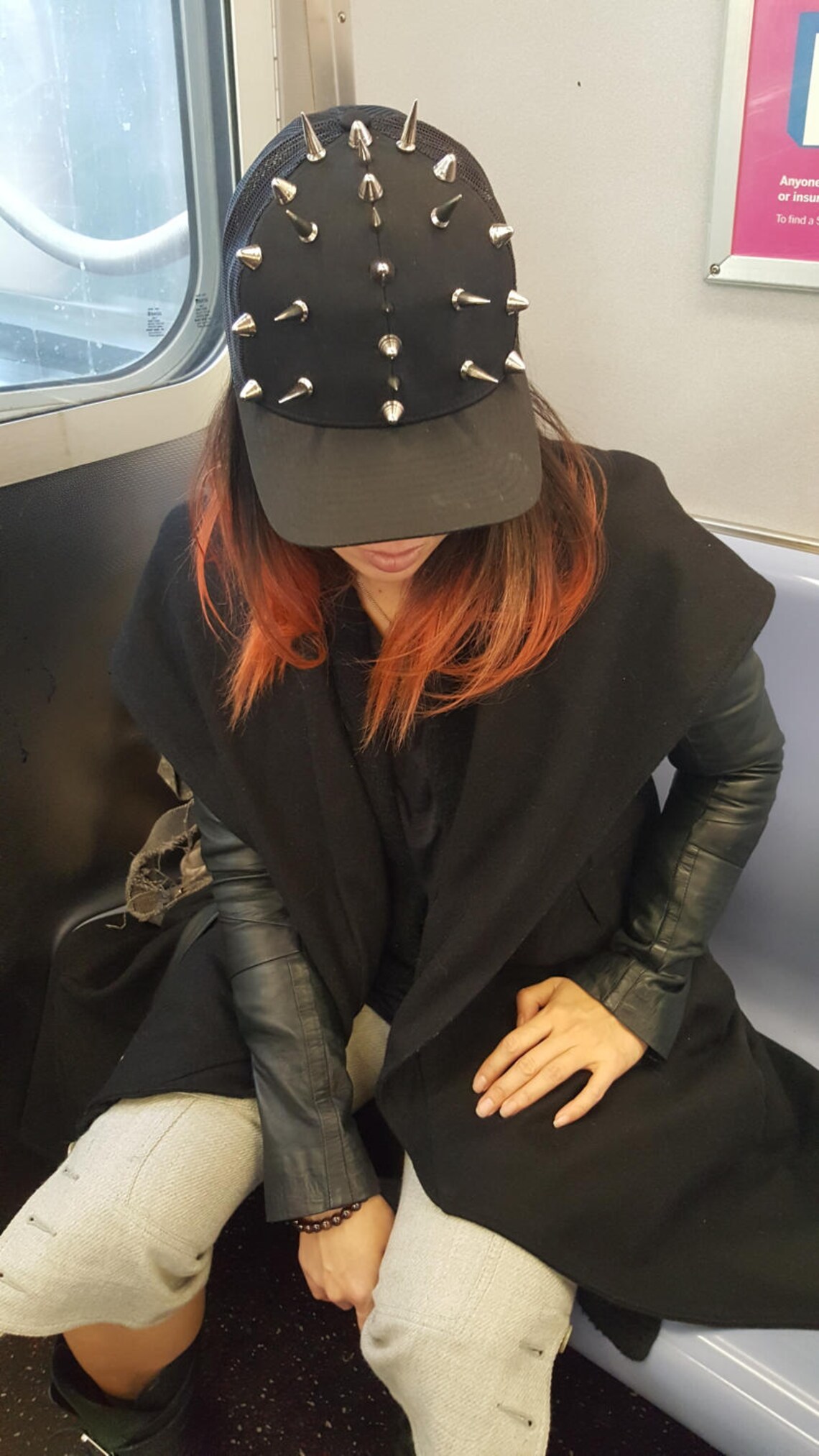 Spiked Baseball Cap, Spike Cap, Spike Baseball Hat, Snapback, Spike ...