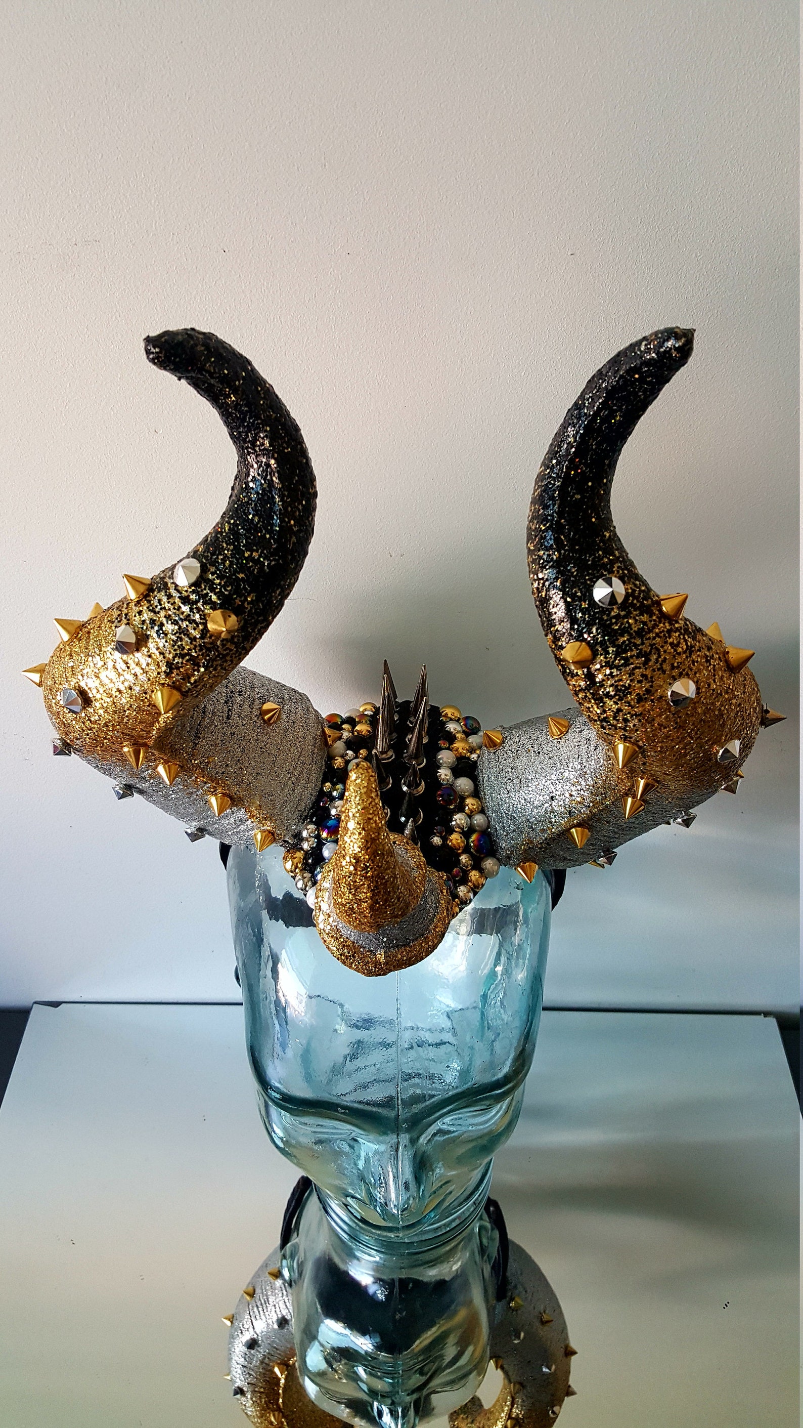 Rhino Horn Headpiece, Burning Man, Burning Man Costumes, Headdress ...