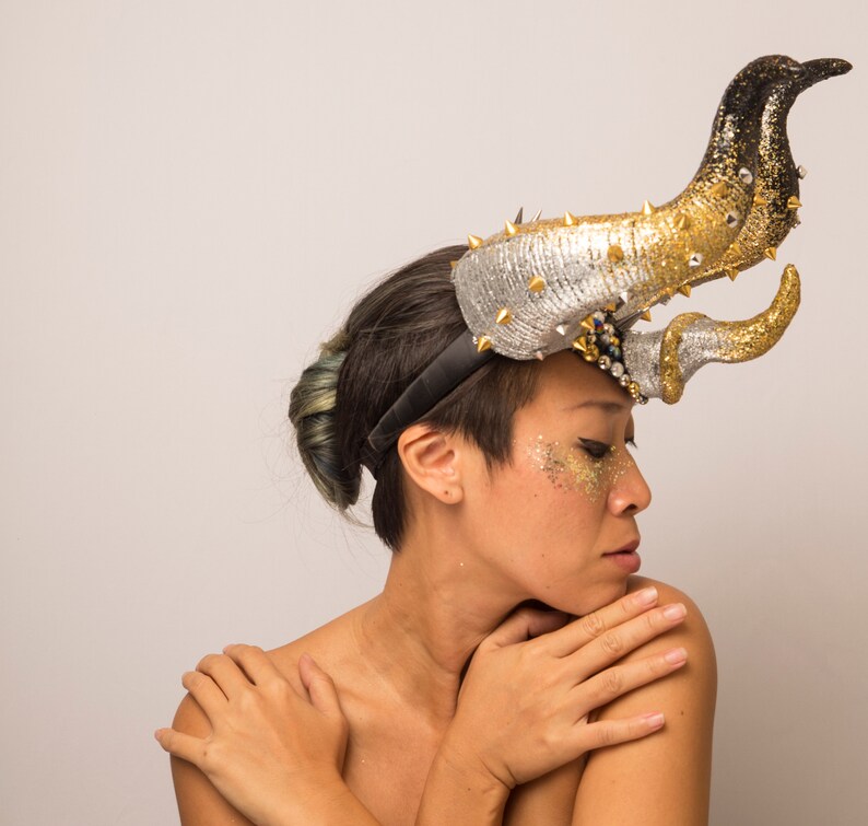 Rhino Horn Headpiece, Burning Man, Burning Man Costumes, Headdress ...