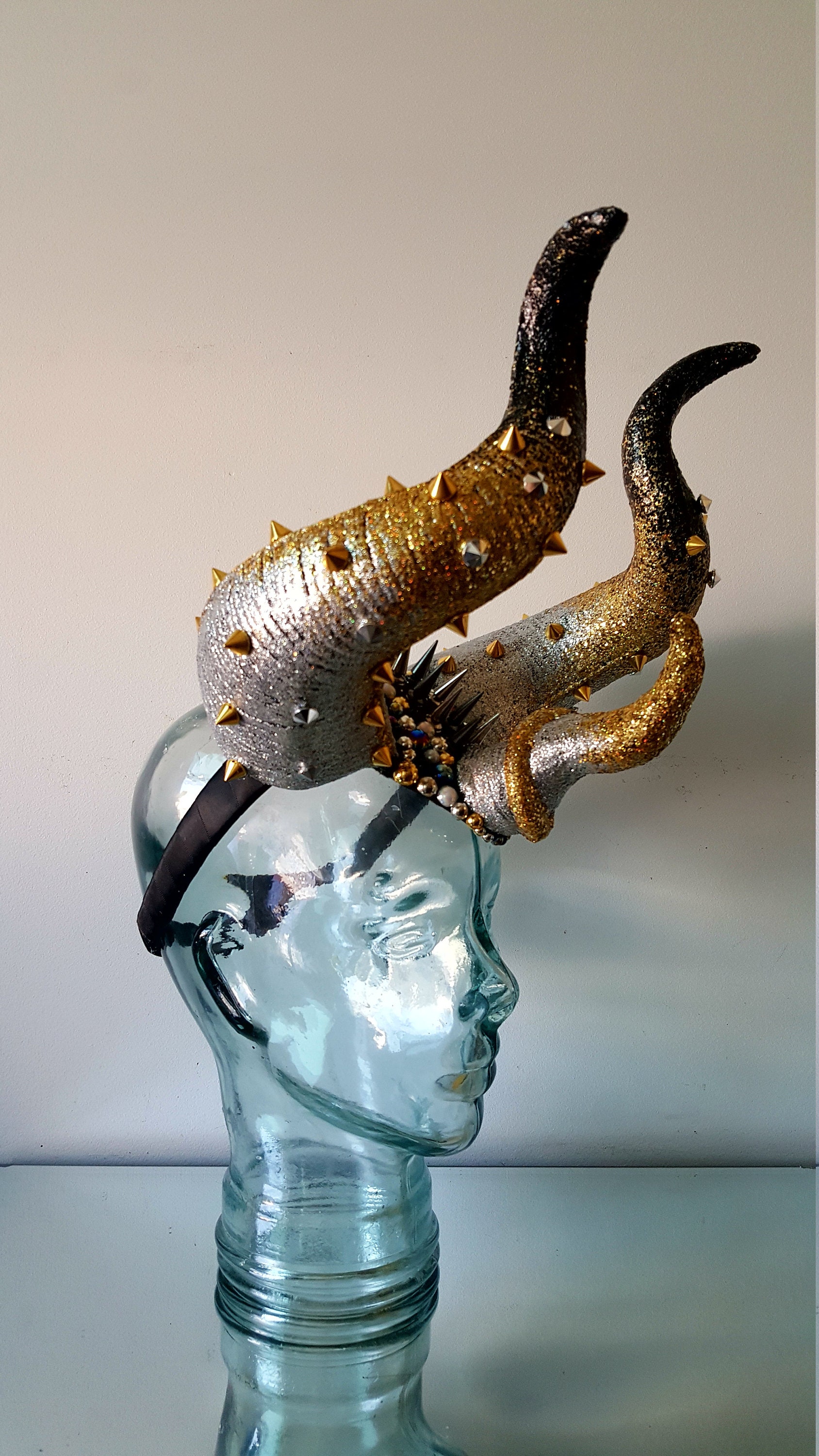 Rhino Horn Headpiece, Burning Man, Burning Man Costumes, Headdress ...