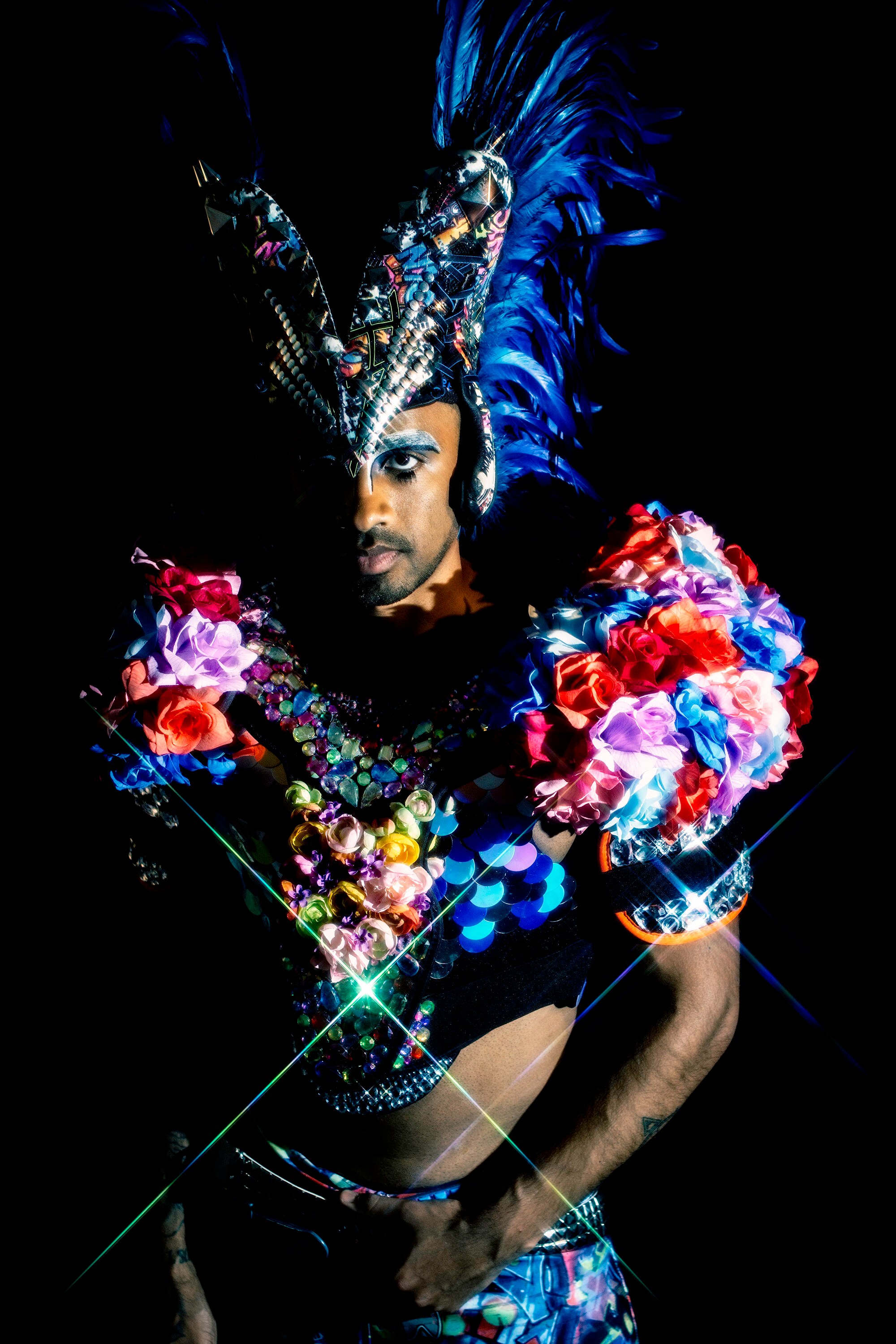 Floral Shoulder Armor, Flower Armor, Floral Chestpiece, Burning Man ...