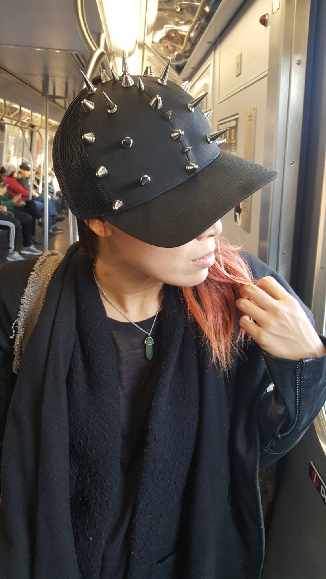 Spiked Baseball Cap, Spike Cap, Spike Baseball Hat, Snapback, Spike ...