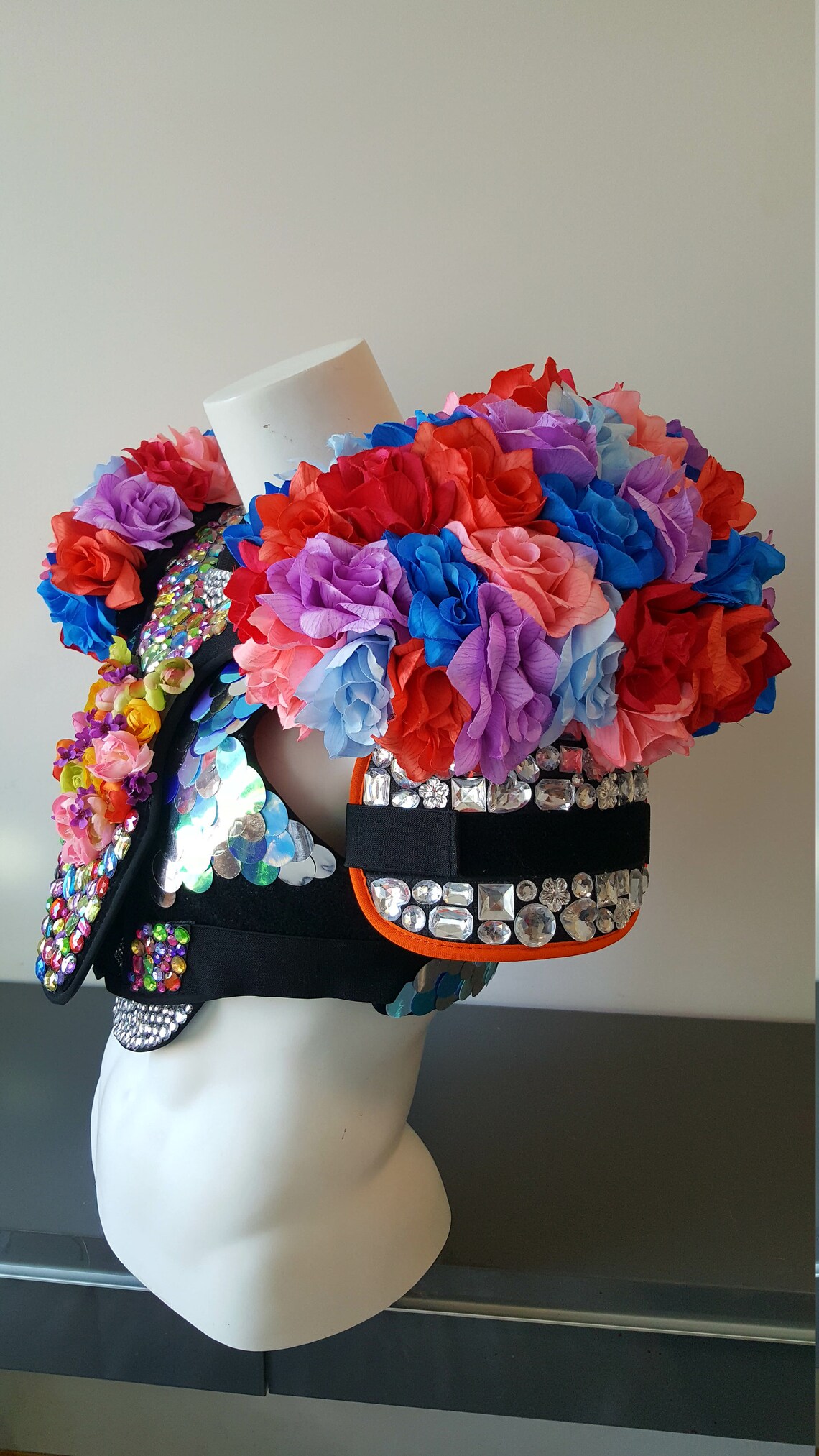 Floral Shoulder Armor, Flower Armor, Floral Chestpiece, Burning Man ...