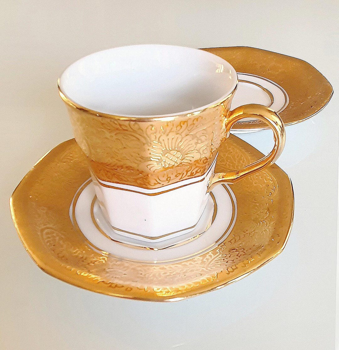 Genuine PIPATANA BENJARONG 18K Gold Porcelain Vintage Espresso Coffee ...