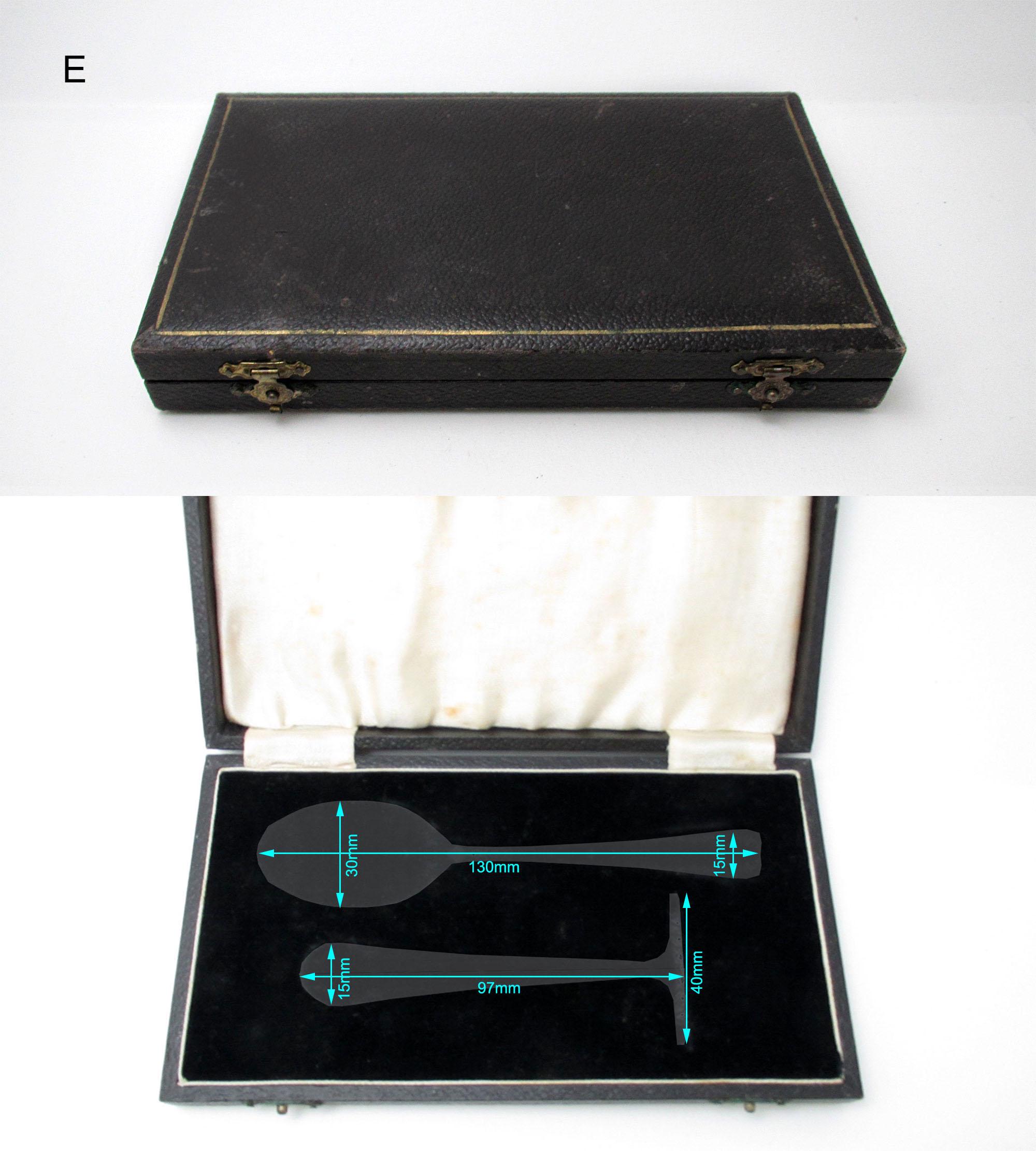 Antique Vintage Empty Cutlery Case Box for Silver Tea/coffee Spoon ...