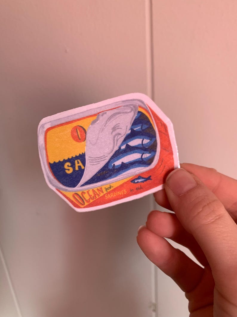 Sardines in a Can Sticker - Etsy