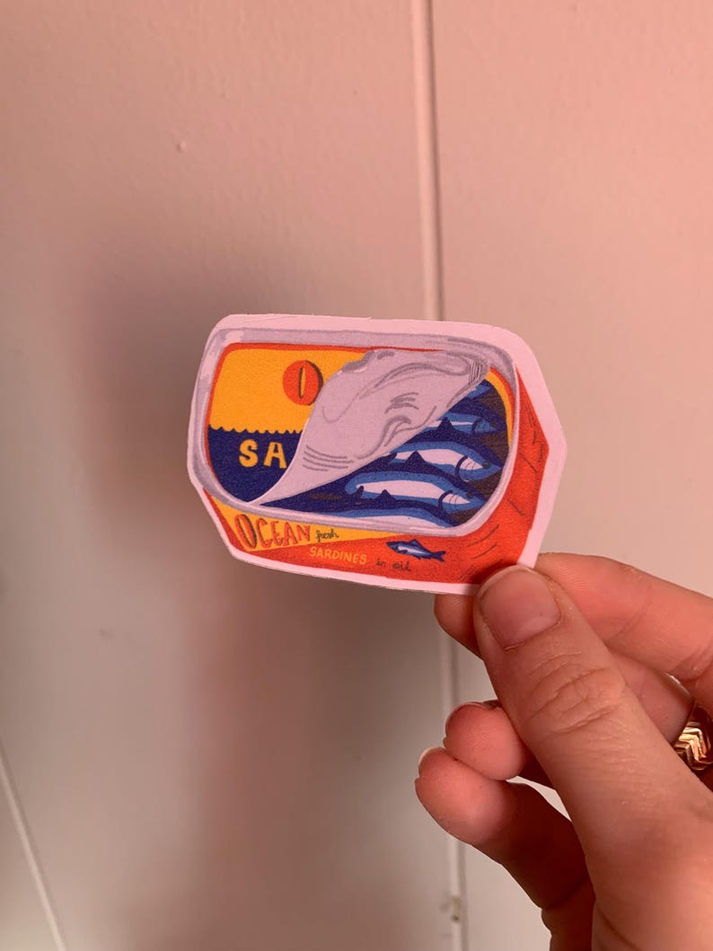 Sardines in a Can Sticker - Etsy