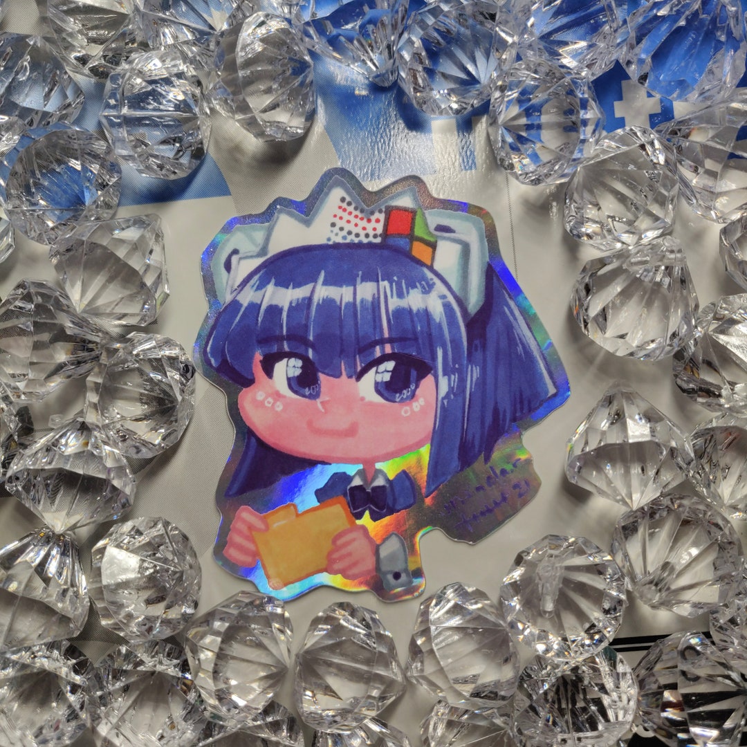 3 Inch Windows 2000-tan Os-tan Rainbow Holographic Vinyl Sticker - Etsy