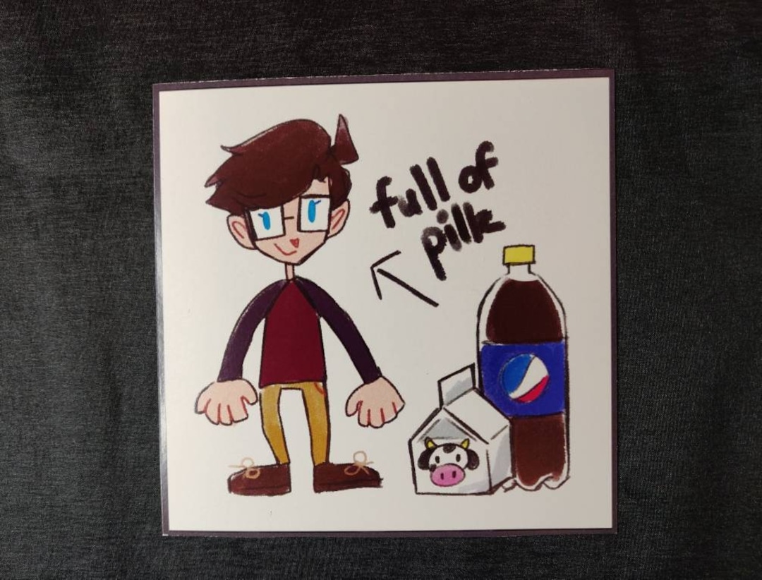 Scott Full of Pilk 5in Square Meme Mini Print - Etsy