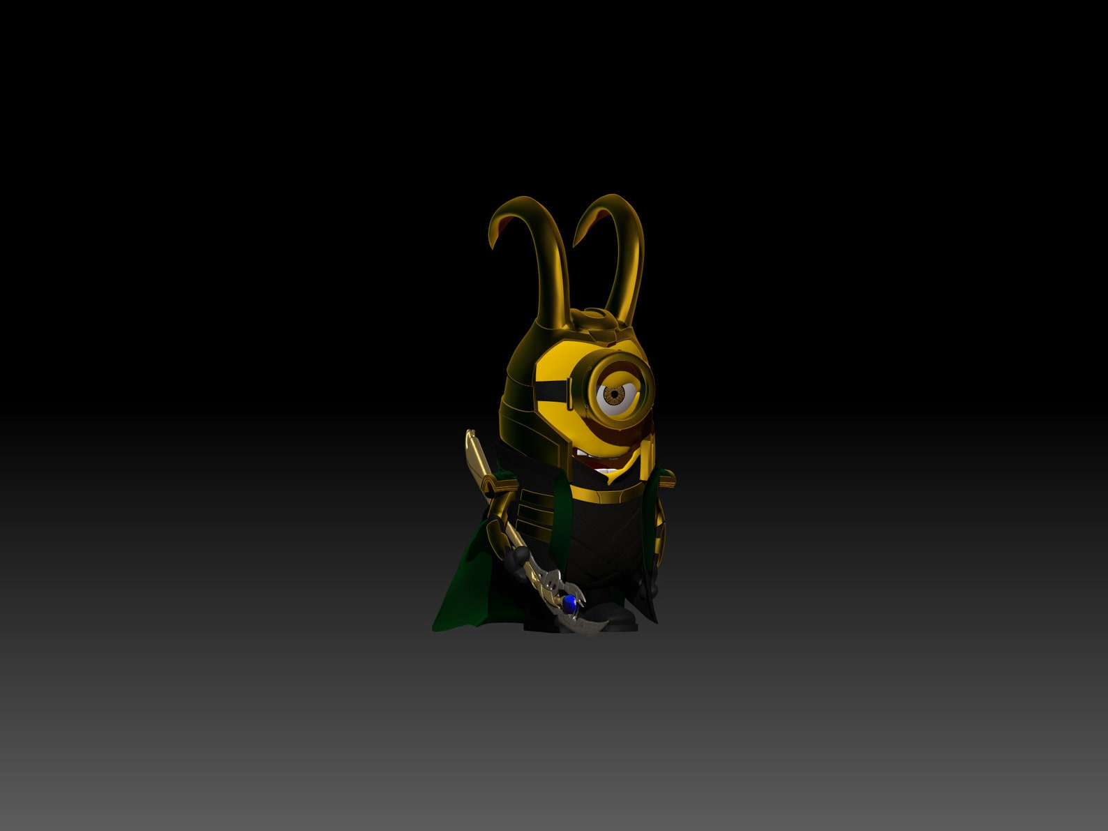 Loki Minion Mini Figure 3D Printable .STL File - Etsy