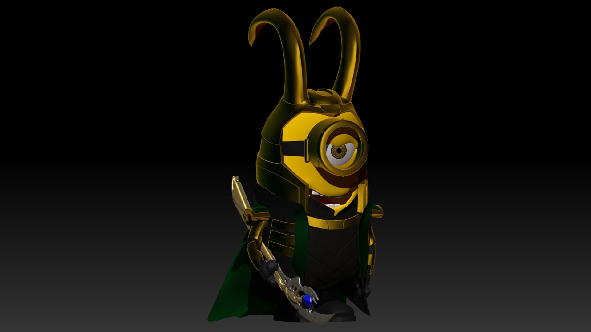 Loki Minion Mini Figure 3D Printable .STL File - Etsy