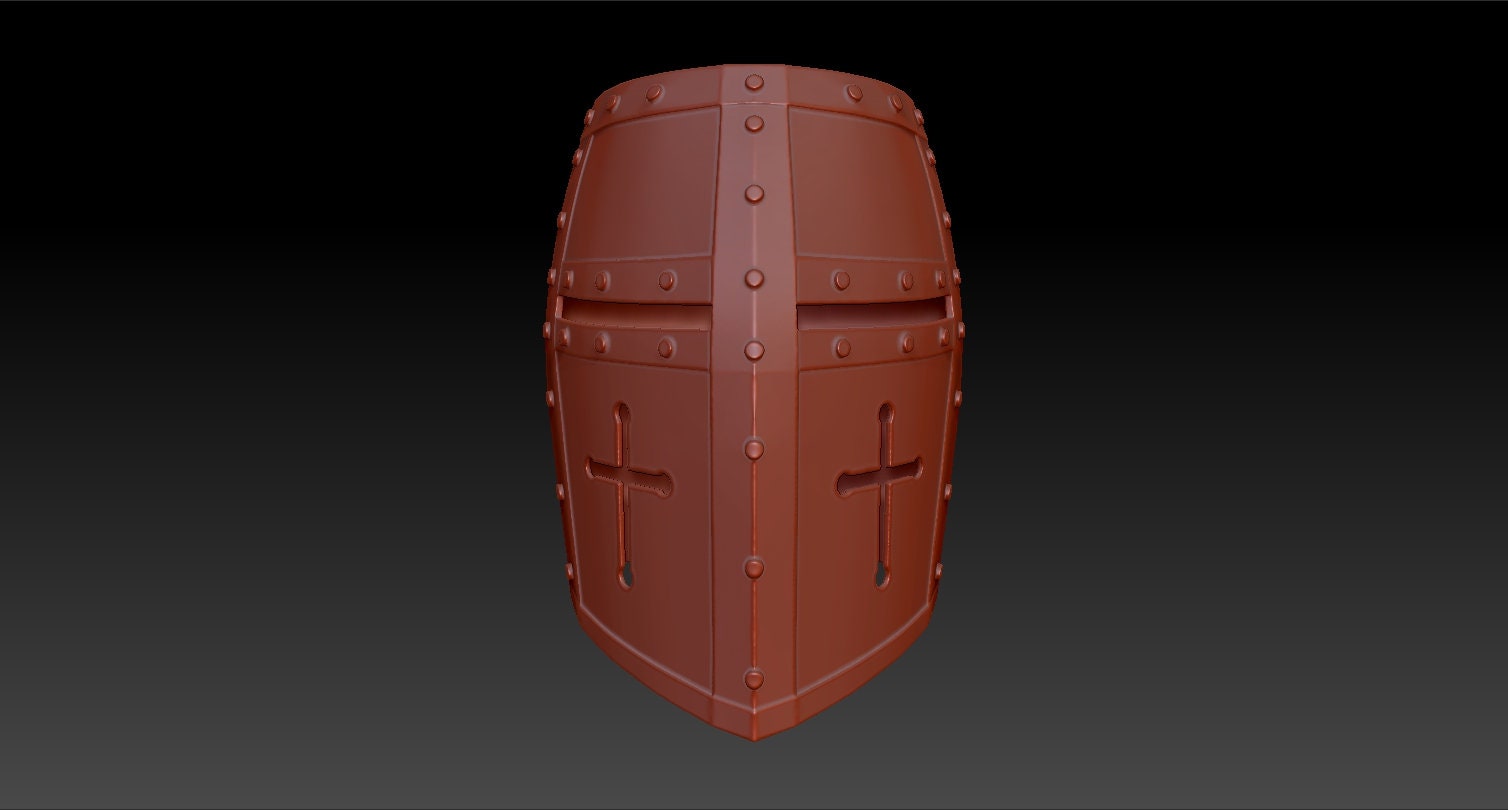 Stl for Honor Warden Helmet Cross Design 3d File - Etsy