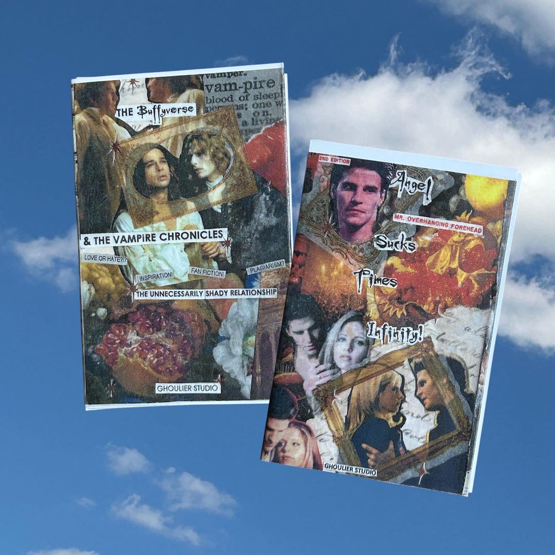 Buffyverse and Anne Rice Vampire Chronicles Gothic Mini Zine Bundle ...