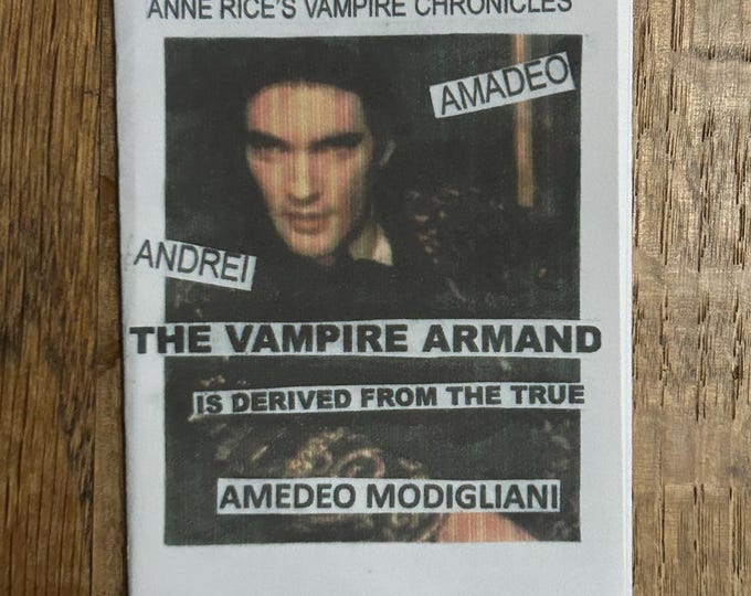 The Vampire Lestat Anne Rice Vampire Chronicles Handmade Literature ...