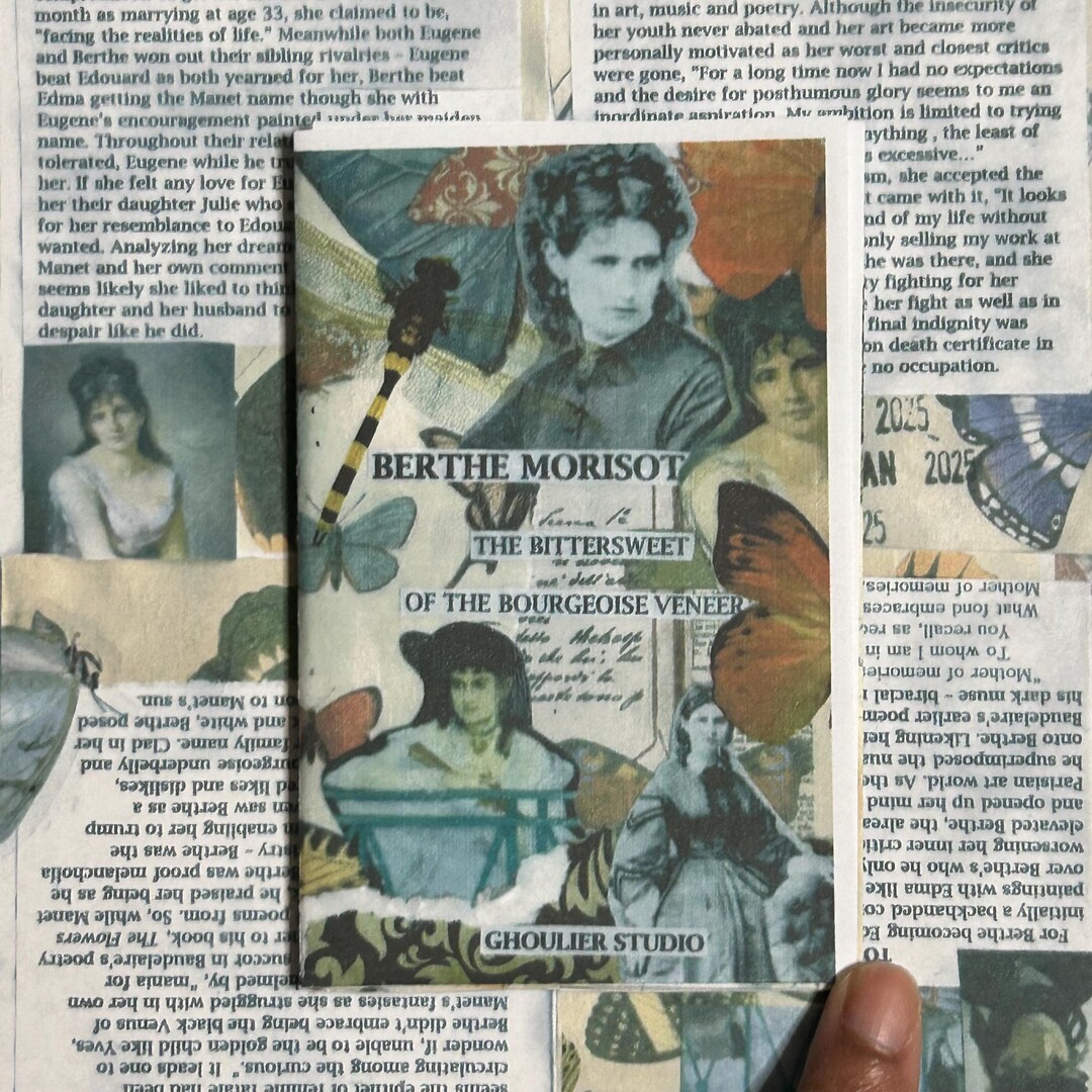 Berthe Morisot Impressionist Artist Mini Zine Fan Info Art History ...