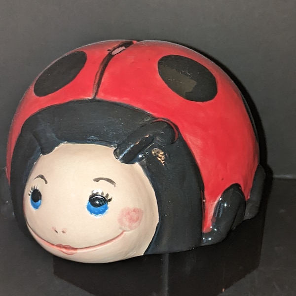 Ladybug Piggy Bank - Etsy