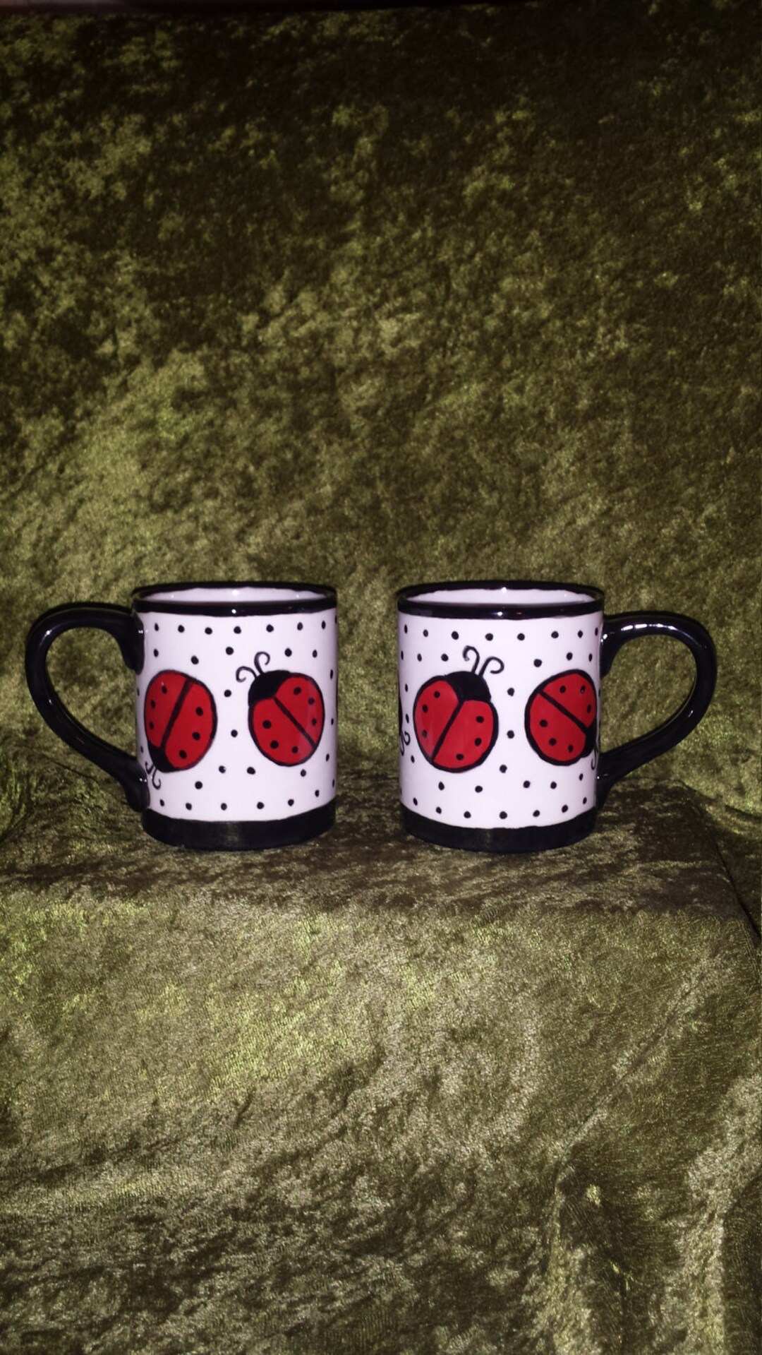 Ladybug Mugs - Etsy