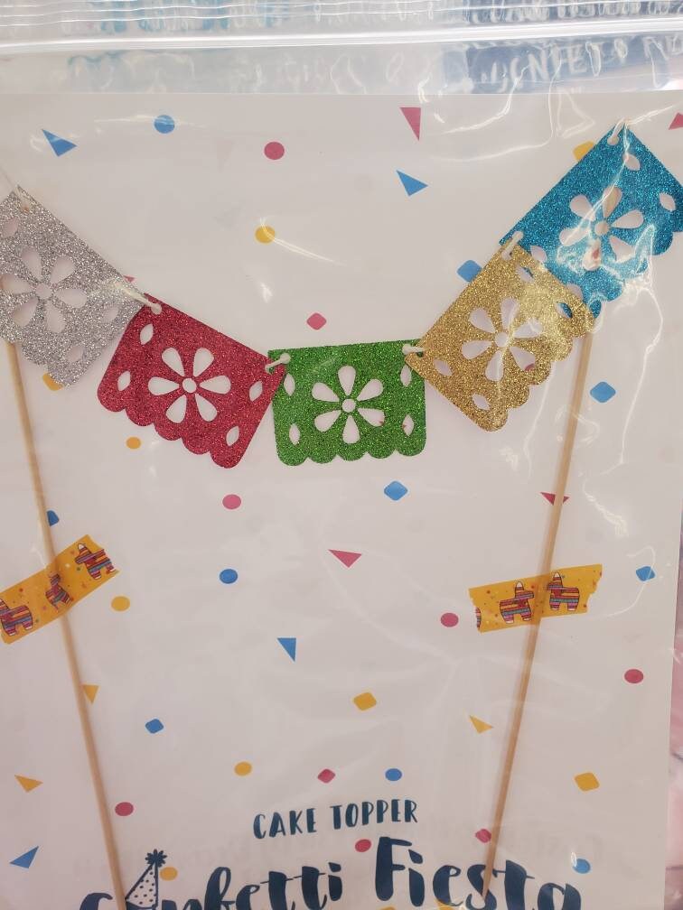 Topper mexicano de papel picado | Etsy