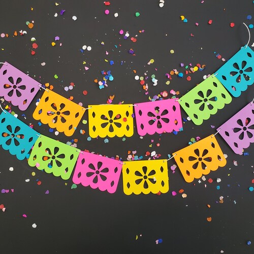 DAY of the DEAD Papel Picado MINI Dia De Muertos Mexican - Etsy