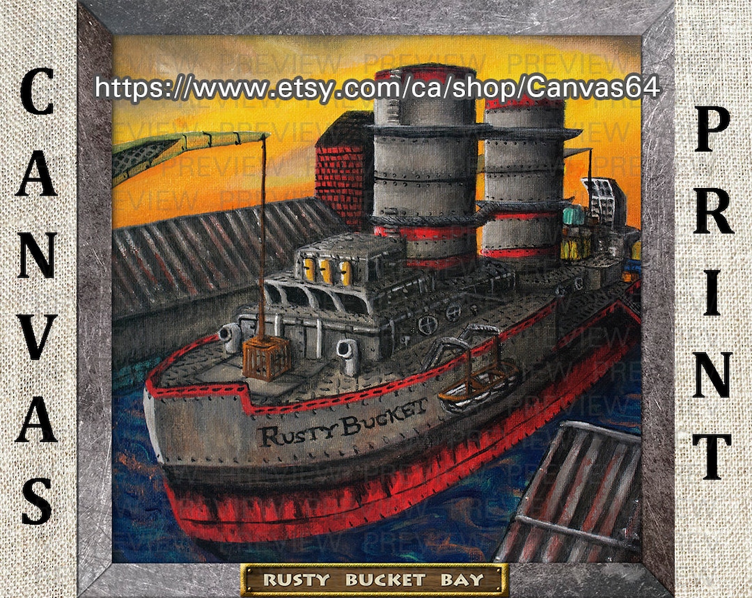 Rusty Bucket Bay CANVAS PRINT (banjo-kazooie) Puzzle Portrait From ...