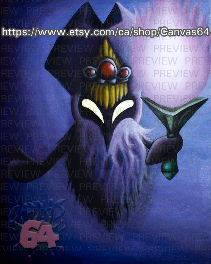 Poe Sister Portrait meg CANVAS PRINT zelda Ocarina of - Etsy Sweden