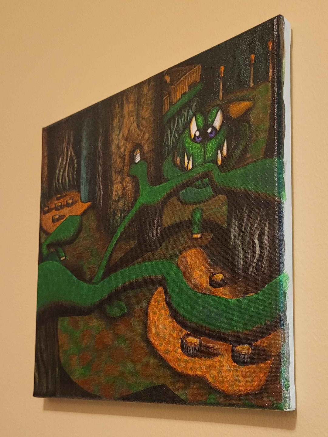 Bubblegloop Swamp ORIGINAL ACRYLIC PAINTING (banjo-kazooie) Puzzle ...