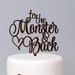 Wedding Cake Topper to the Monster and Back Classic Romance Cake ...