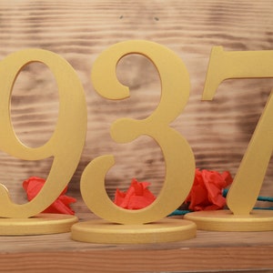 Wedding Table Number Set 1-17 Wood Table Number Rustic Number Elegant ...