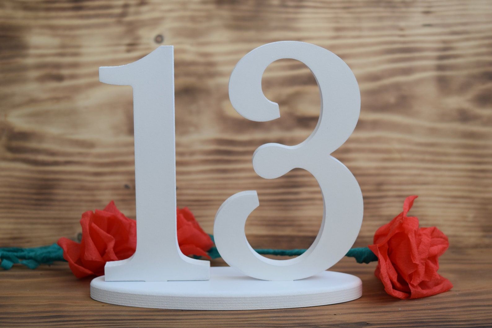 Wedding Table Number Set 1-17 Wood Table Number Rustic Number Elegant ...