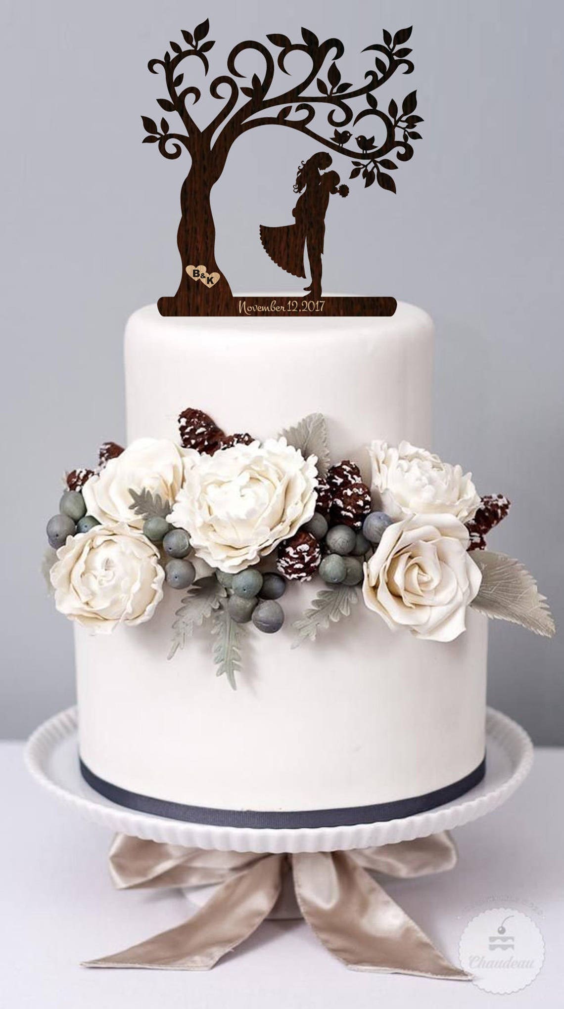 Wedding Cake Topper Mr and Mrs Topper Wood Cake Topper Rustic - Etsy