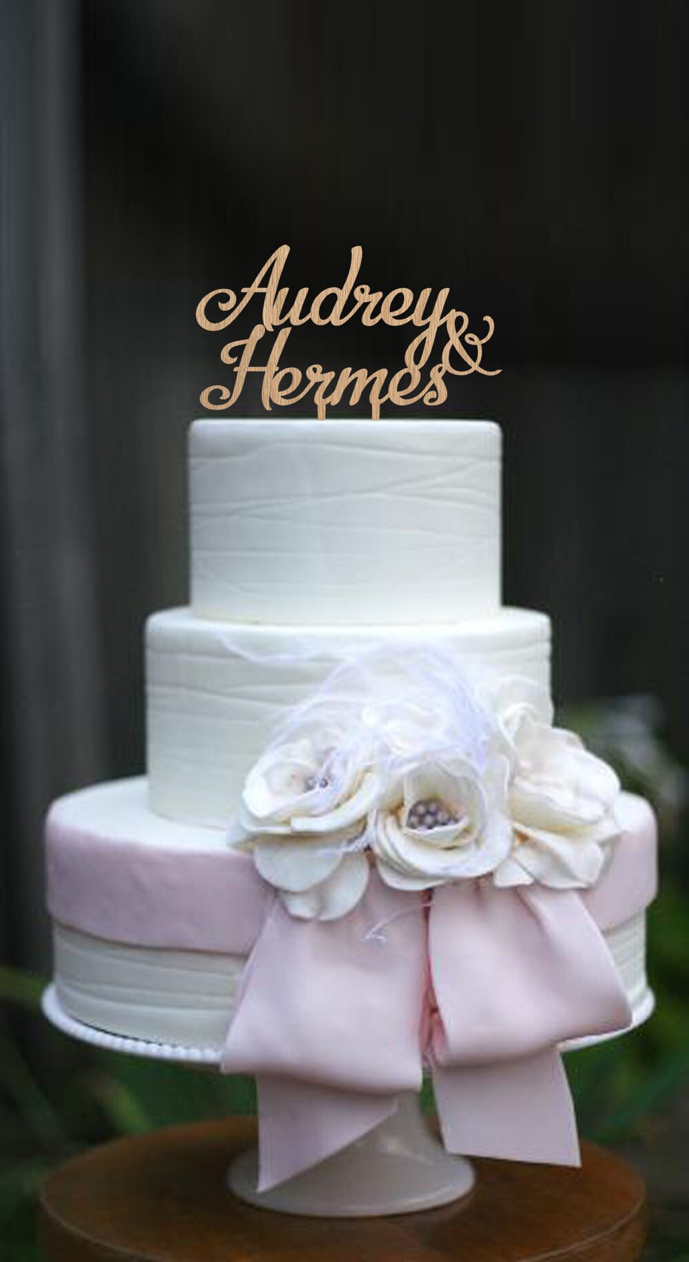 Personalized Names Cake Topper Wedding Cake Topper Names Surname Cake ...