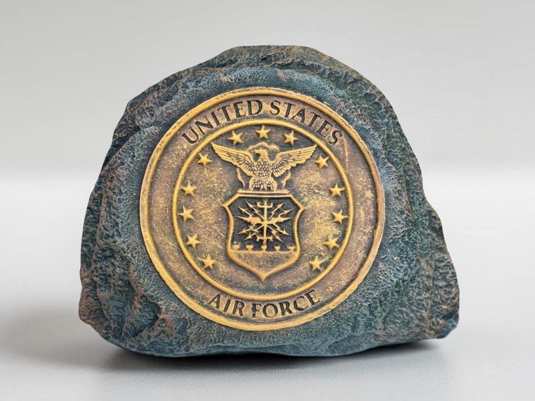 Freestanding Concrete Air Force Stone | Military Memorial Garden Decor ...