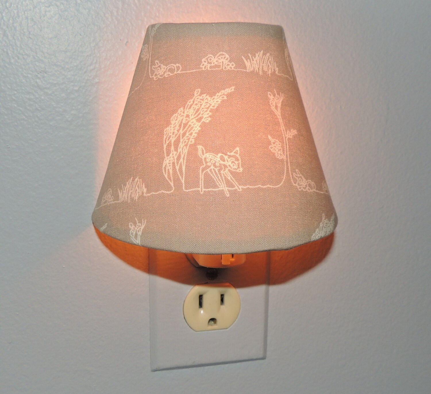Bambi Night Light With Shade and on & off Switch 5 Watts - Etsy